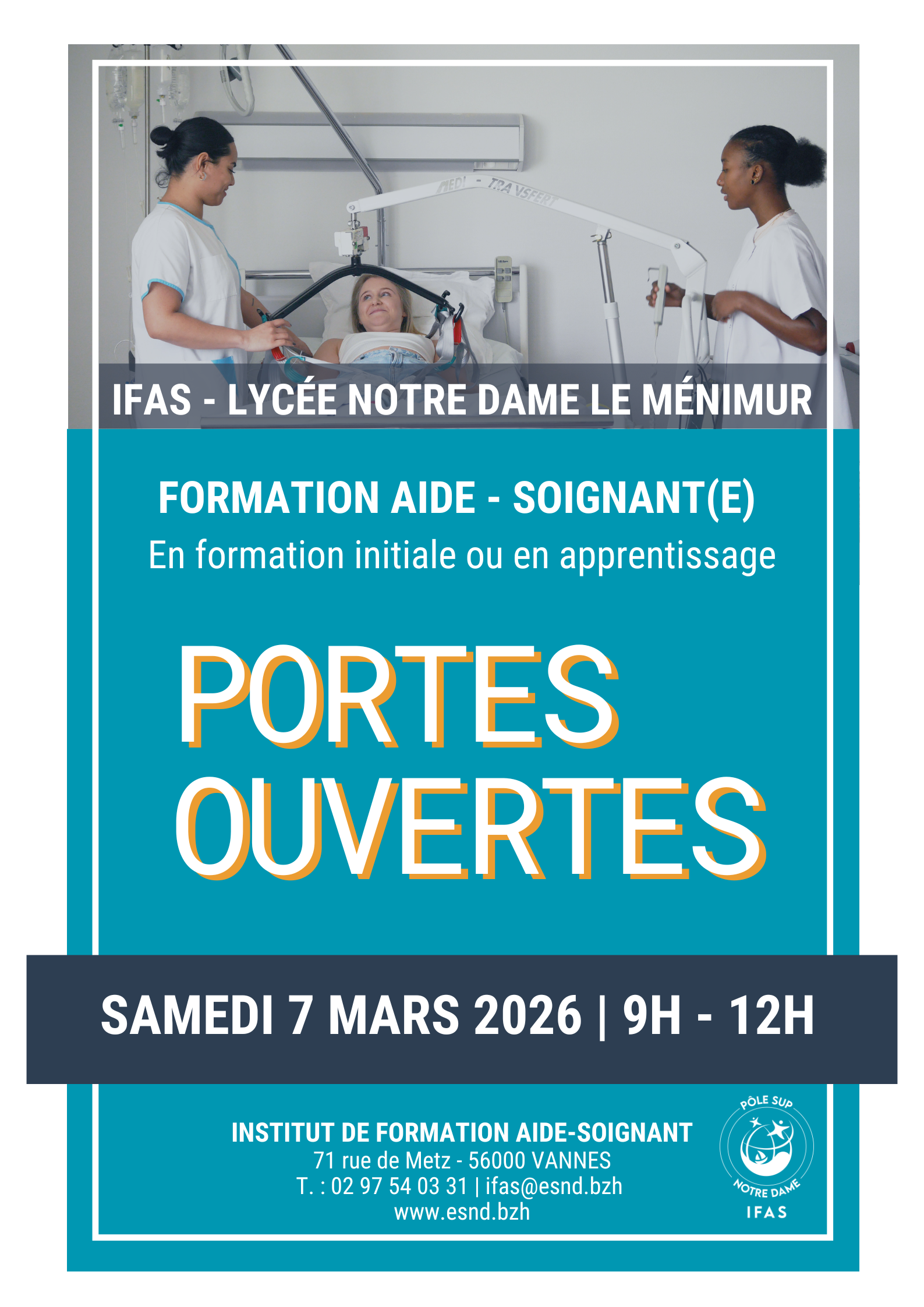 IFAS - Institut de Formation d’Aides Soignantes.Ensemble Notre Dame